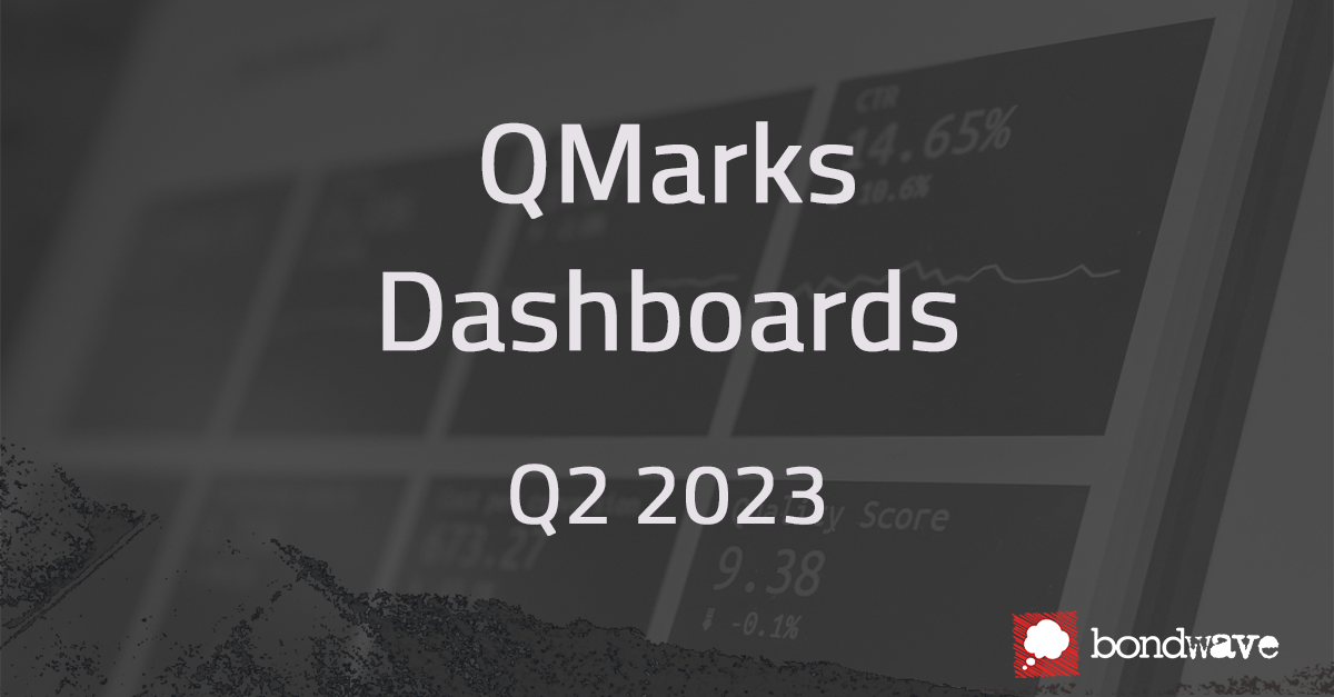 Bond Market Trends Q2 2023 - BondWave QMarks Dashboards
