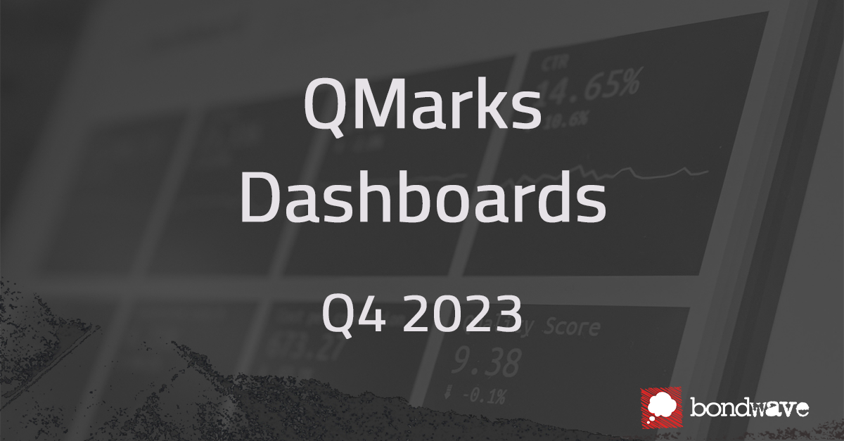 Bond Market Trends Q4 2023 - BondWave QMarks Dashboards