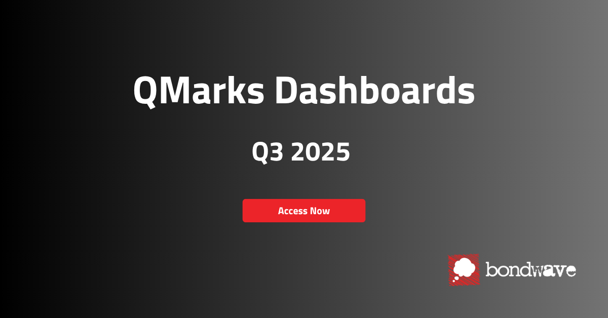 Bond Market Trends Q3 2025 - BondWave QMarks Dashboards
