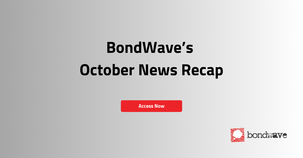 BondWave News Oct '25 | Q3 2025 QMarks Dashboards
